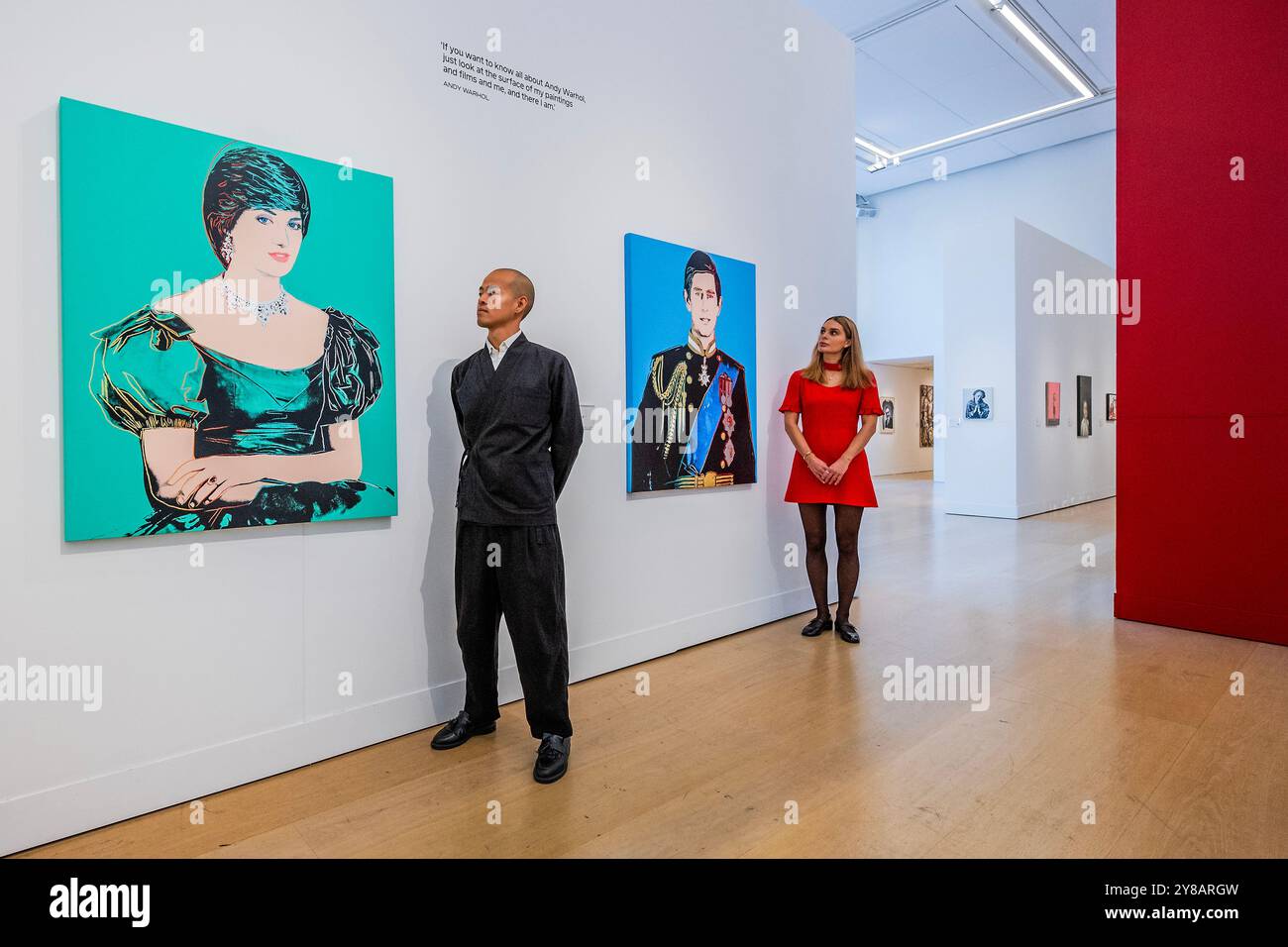 London, UK. 4th Oct, 2024. Andy Warhol, Portrait of Princess Diana, 1982 Estimate: £1,200,000 ...