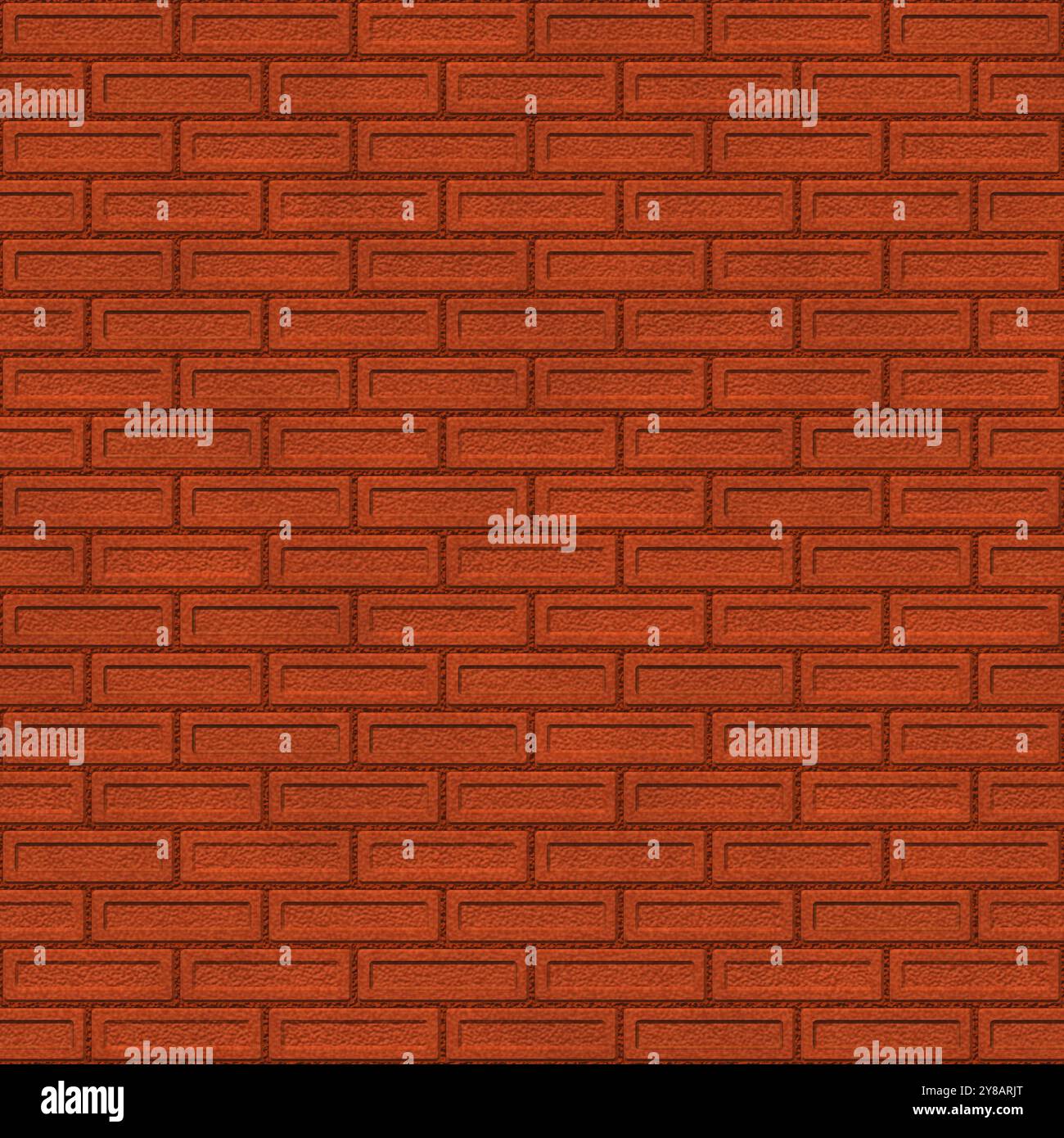 Brick drawing. Seamless red brick wall background - texture pattern for ...