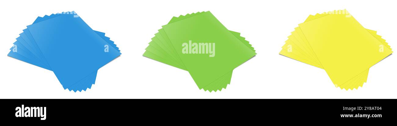 Three Reports blank template for presentation layouts and design. 3D ...
