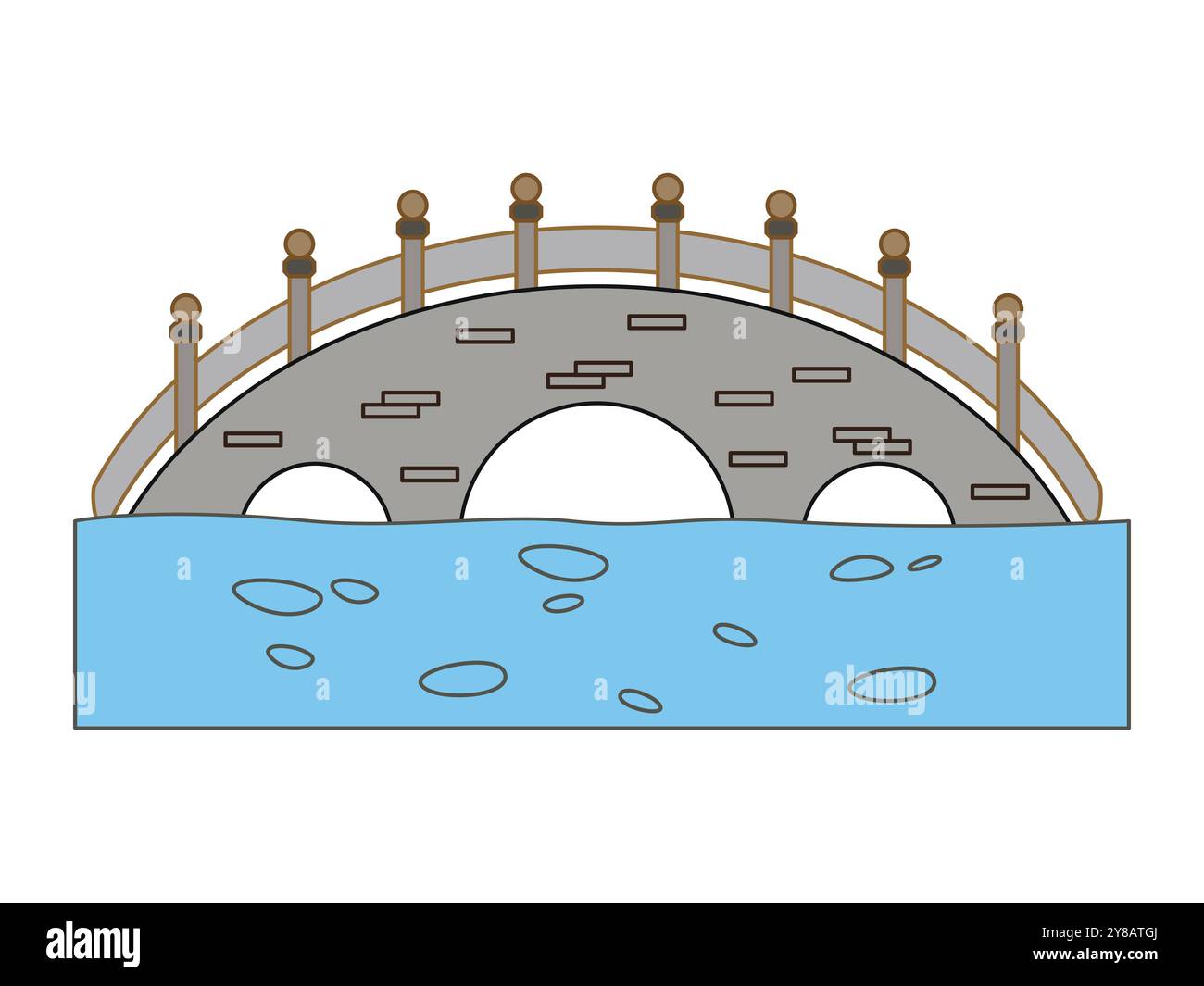 China stone traditional bridge ancient Chinese oriental style building ...