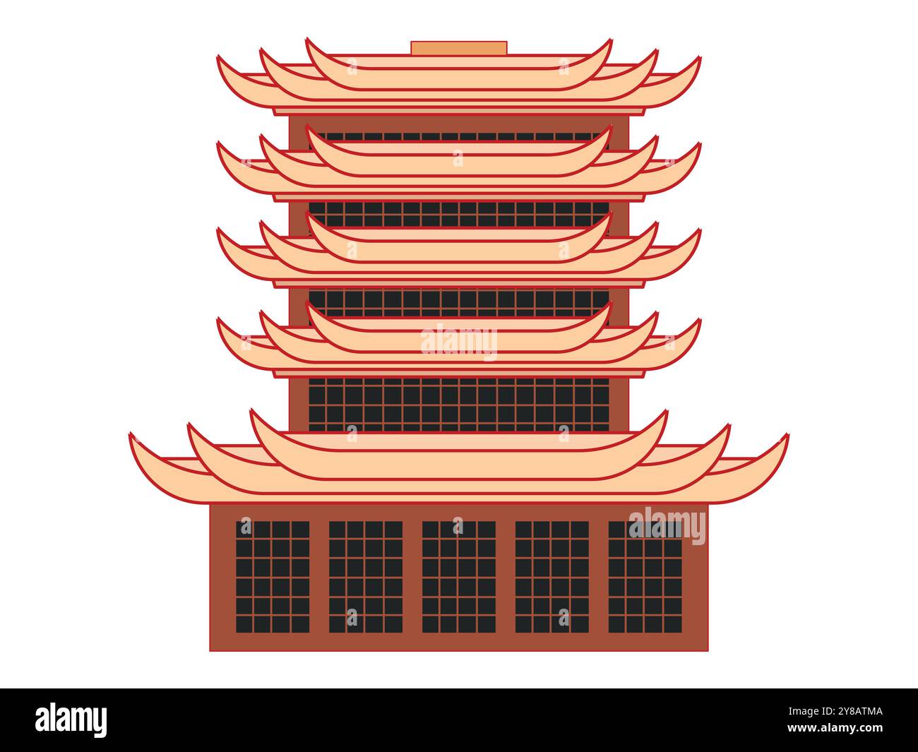 Pavilion temple China old building Chinese oriental historical style ...