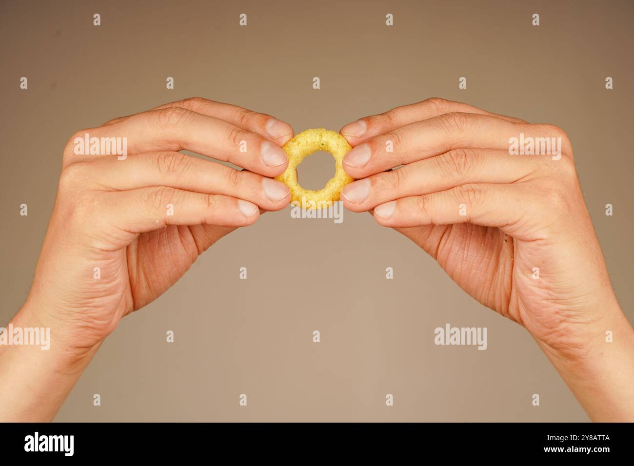 Onion ring. Deep fried onion rings. Snack for beer. Fast food. Junk ...