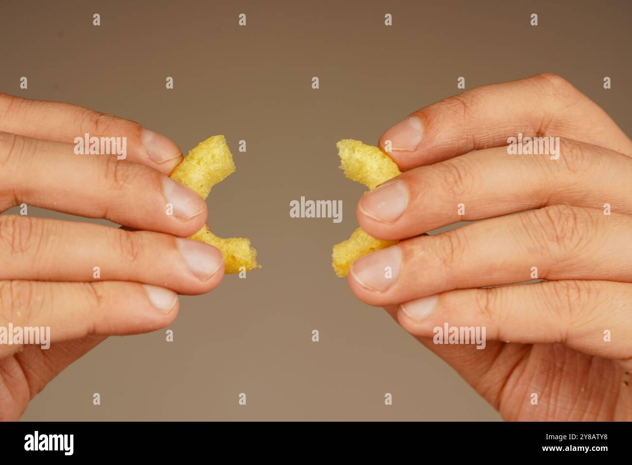 Junk food. Cooked tasty appetizer meal. Fried rings. Corn onion rings ...