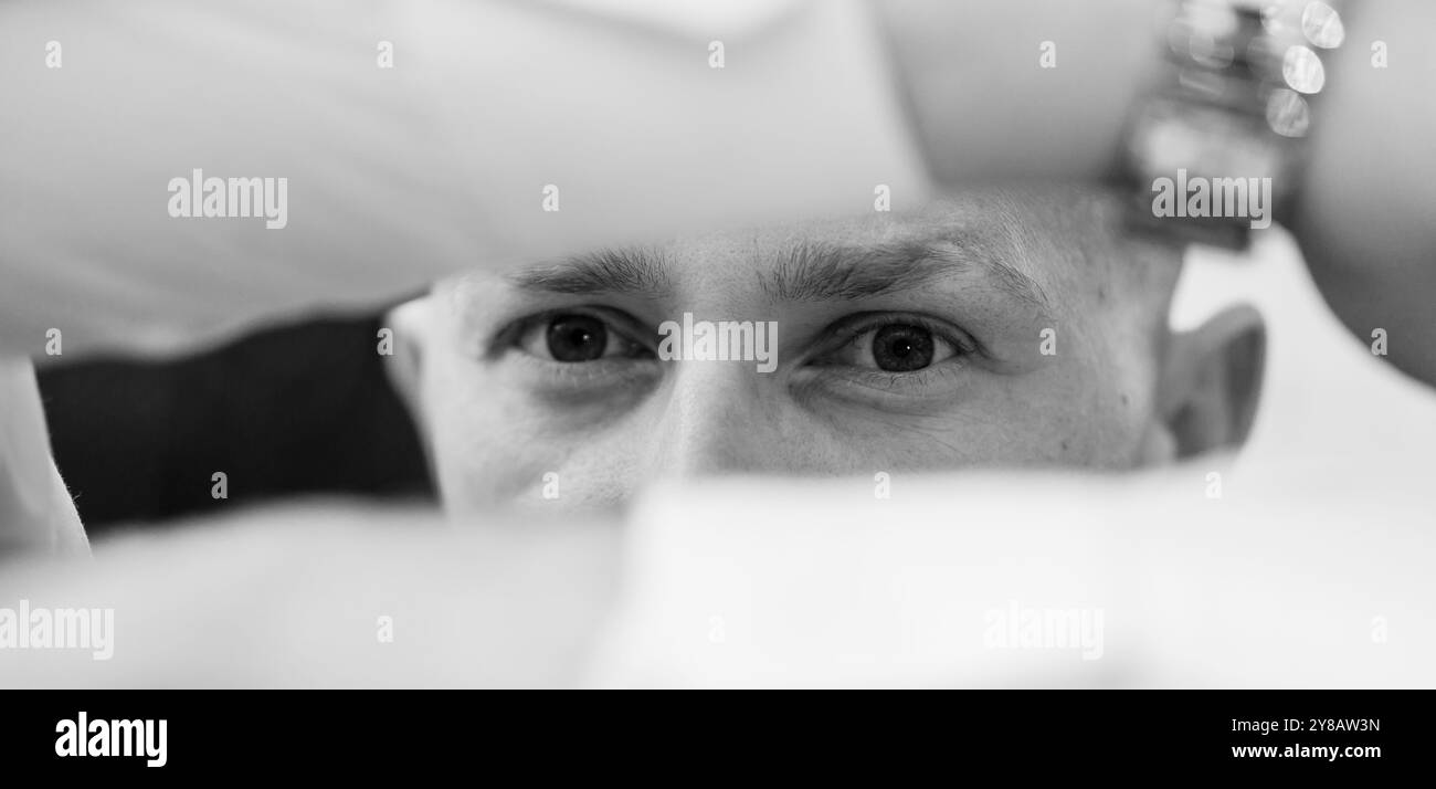 Glimpse through Black and White Stock Photos & Images - Alamy