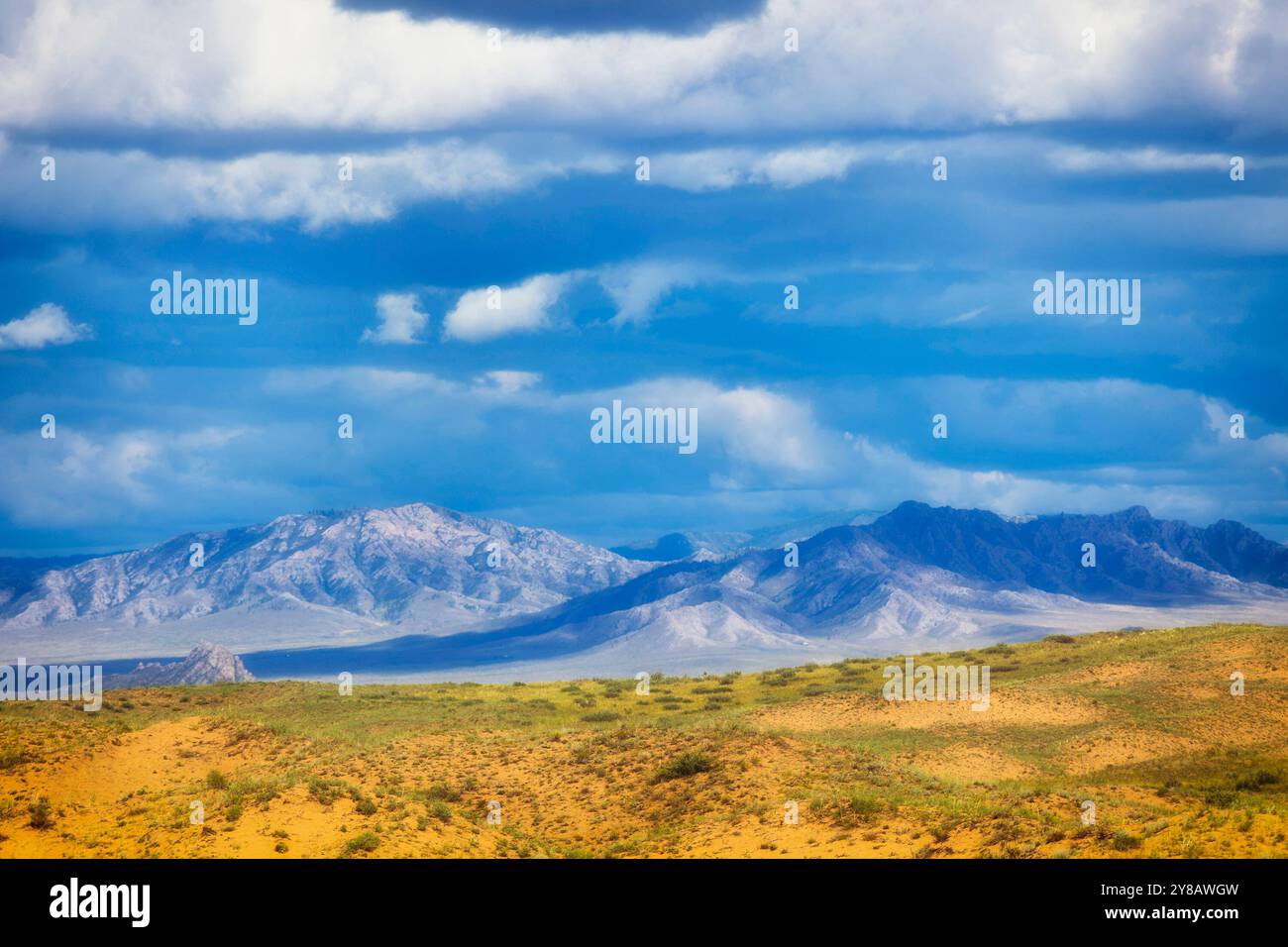 Nature of Eastern Siberia. Ubsunur basin. Republic of Tuva. Russia ...