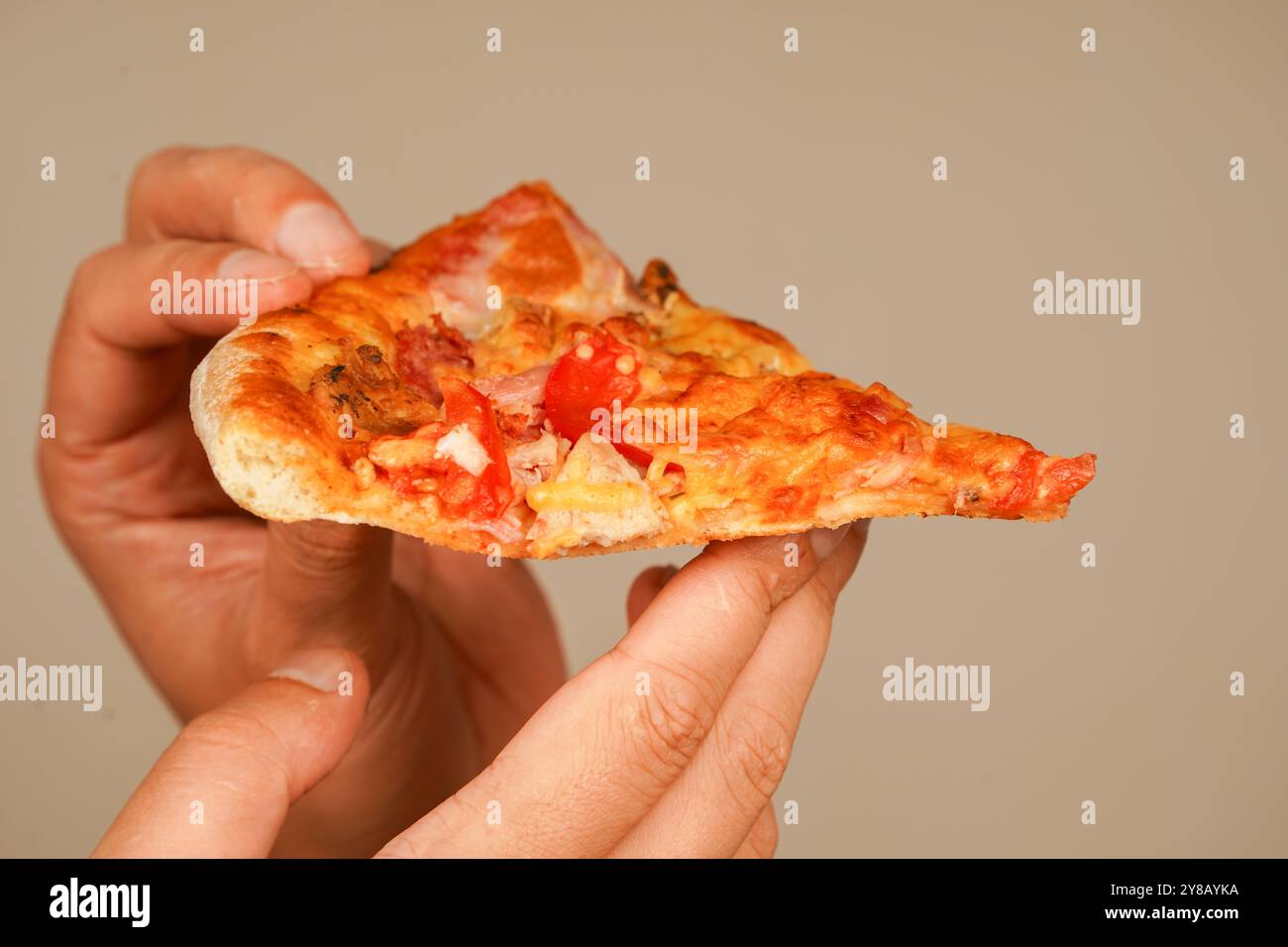 Concept of takeaway. Fast food order. Restaurant advertising. Delicious ...