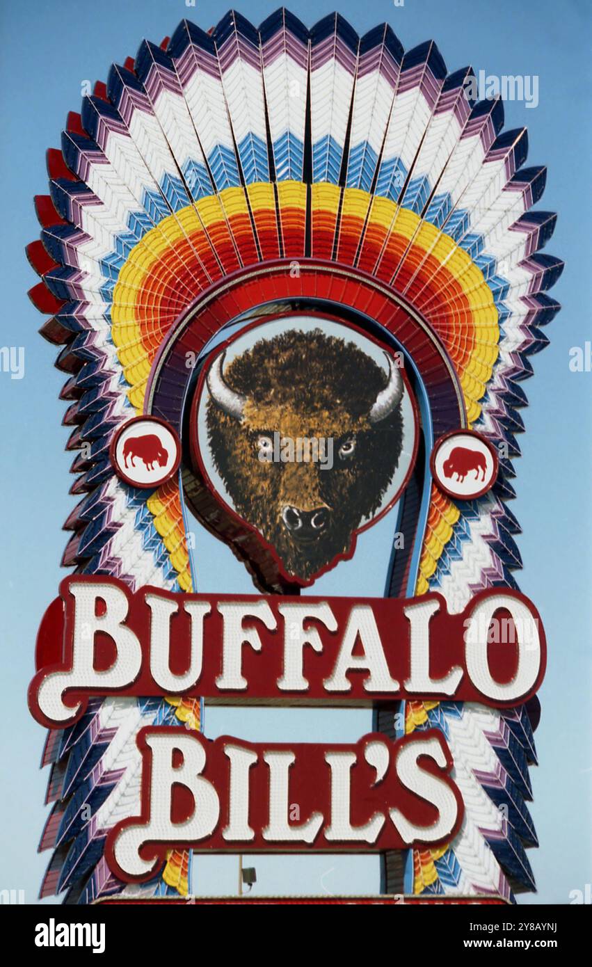 The roadside logo of the Buffalo Bill's Resort & Casino in Primm ...
