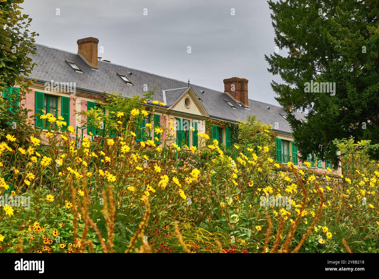 Claude Monet's house in Giverny, France Stock Photo - Alamy