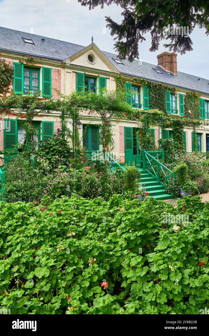Claude Monet's house in Giverny, France Stock Photo - Alamy