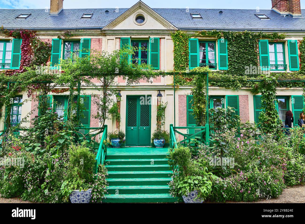 Claude Monet's house in Giverny, France Stock Photo - Alamy