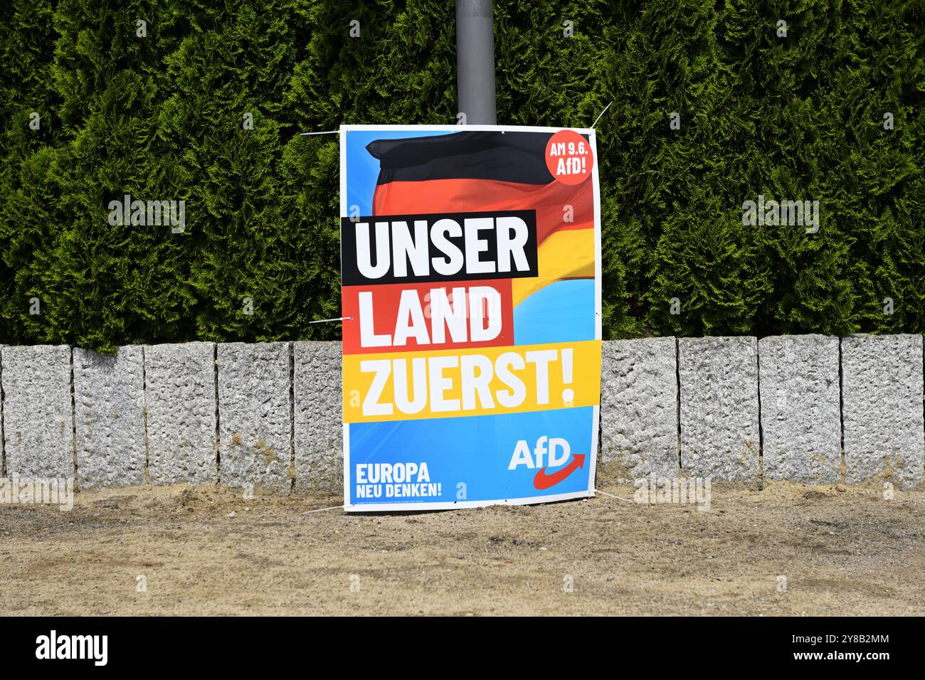 AfD election poster for the European elections with the inscription Our ...