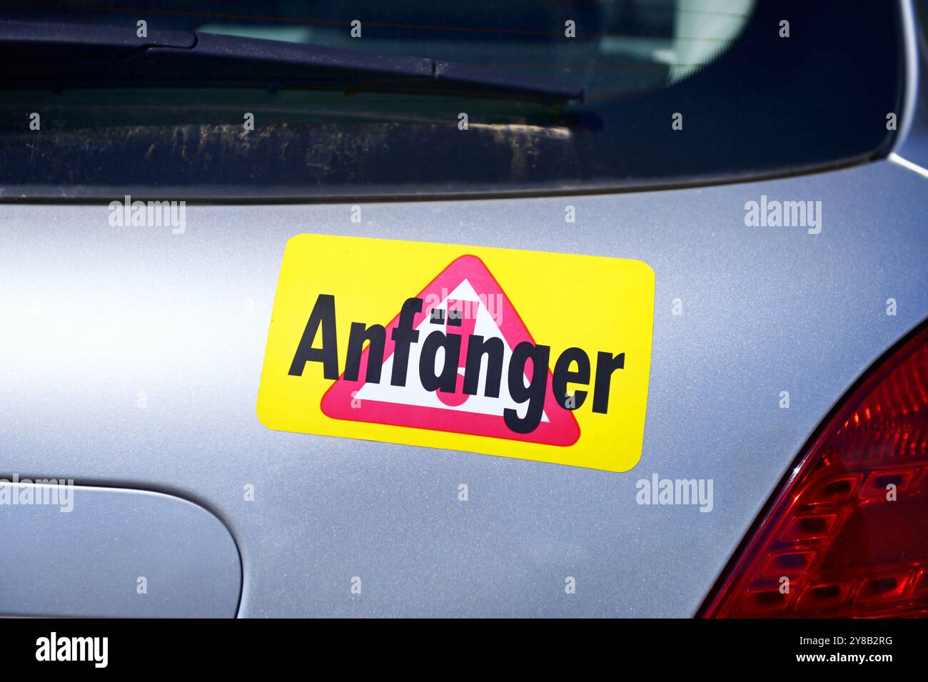 Beginner driving mark hi-res stock photography and images - Alamy
