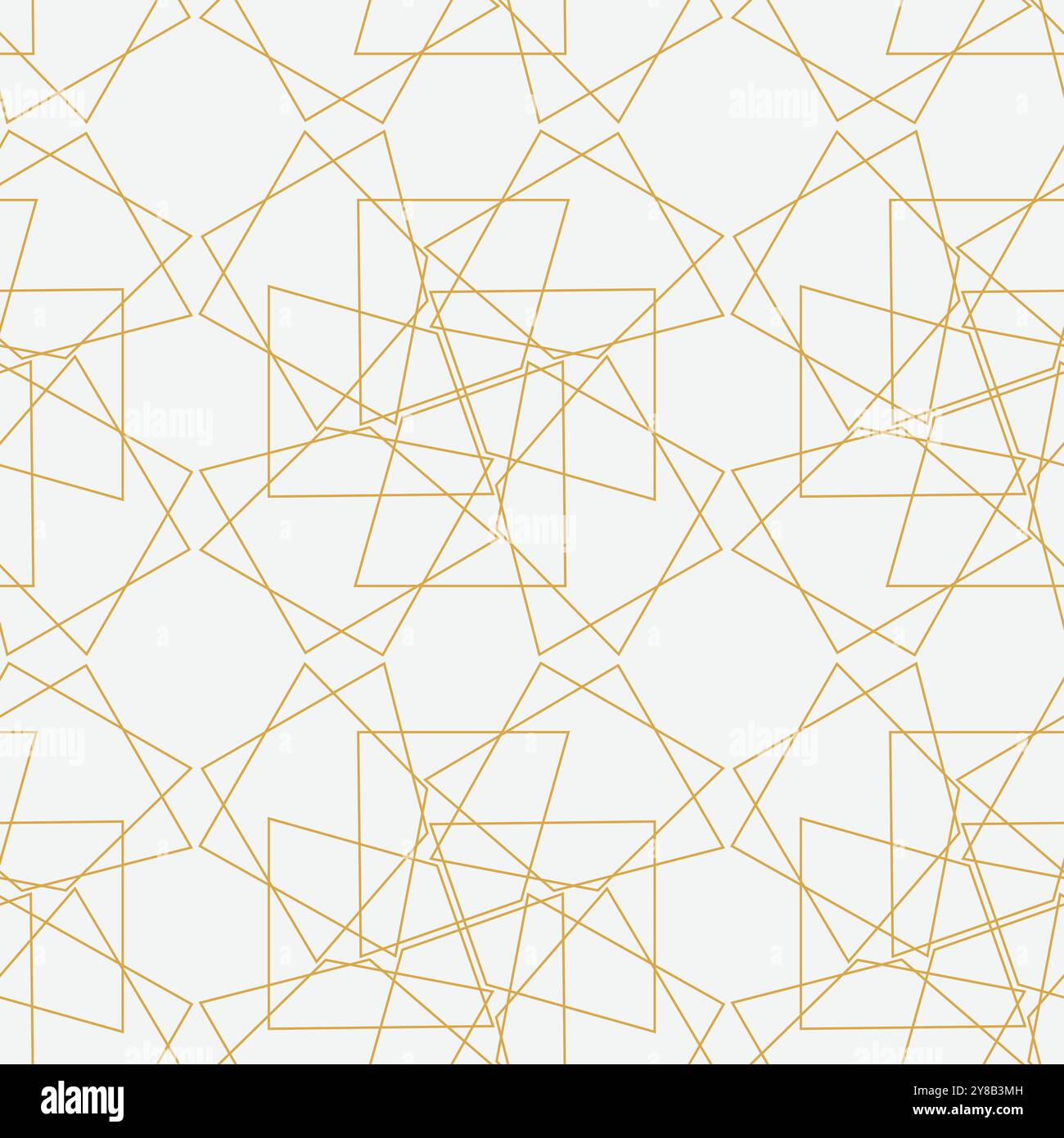 Gold and white diagonal lines seamless vector pattern. Geometric linear ...