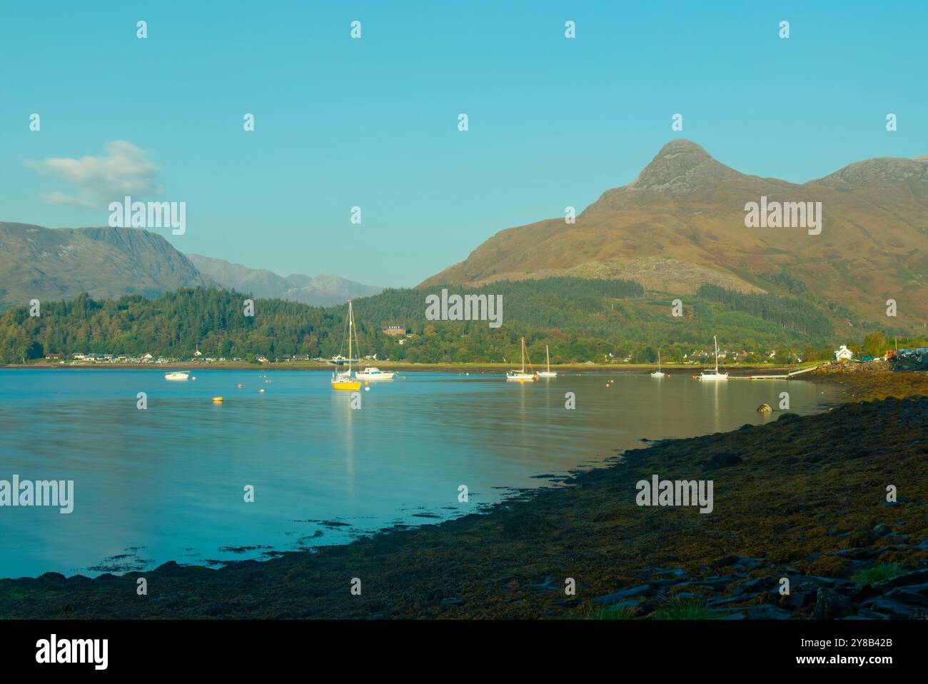 Loch Leven and Pap of Glencoe, Highland Scotland Stock Photo - Alamy