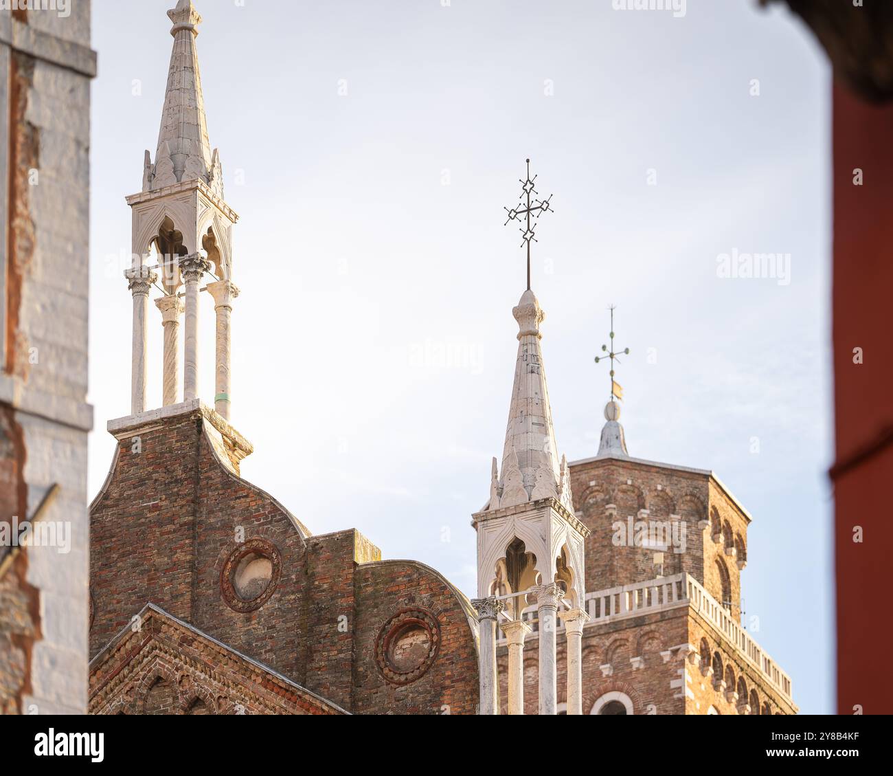 Frari church (Santa Maria Gloriosa dei Frari) in San Polo district of ...