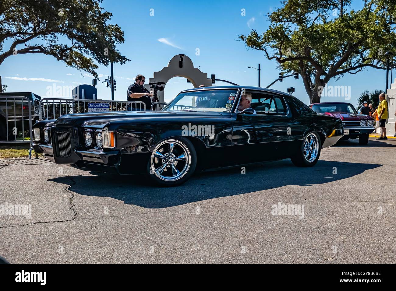 Gulfport, MS - October 02, 2023: Low perspective front corner view of a ...