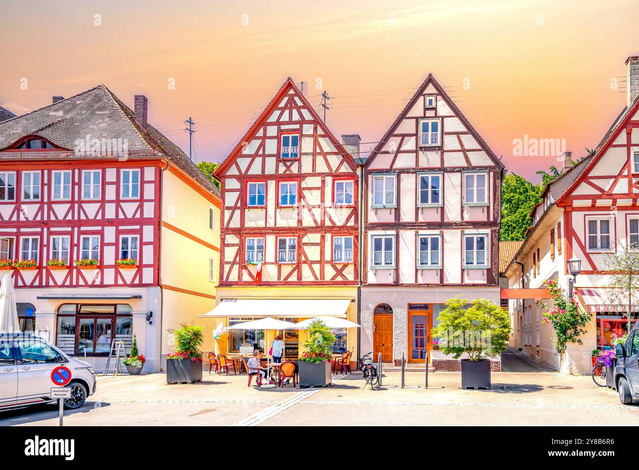 Old city of Oettingen, Germany Stock Photo - Alamy
