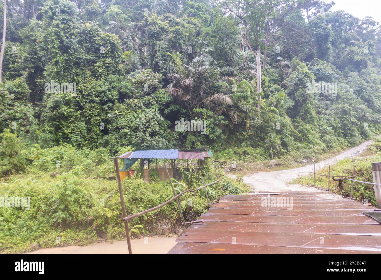 Bridge over Klang river, Ampang Recreational Forest Kuala Lumpur ...