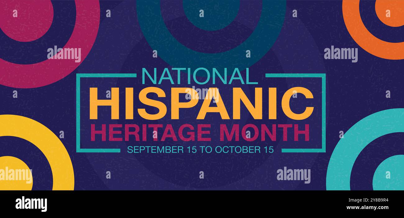 Hispanic heritage month. Vector web banner, poster, card for social media, networks. Greeting ...