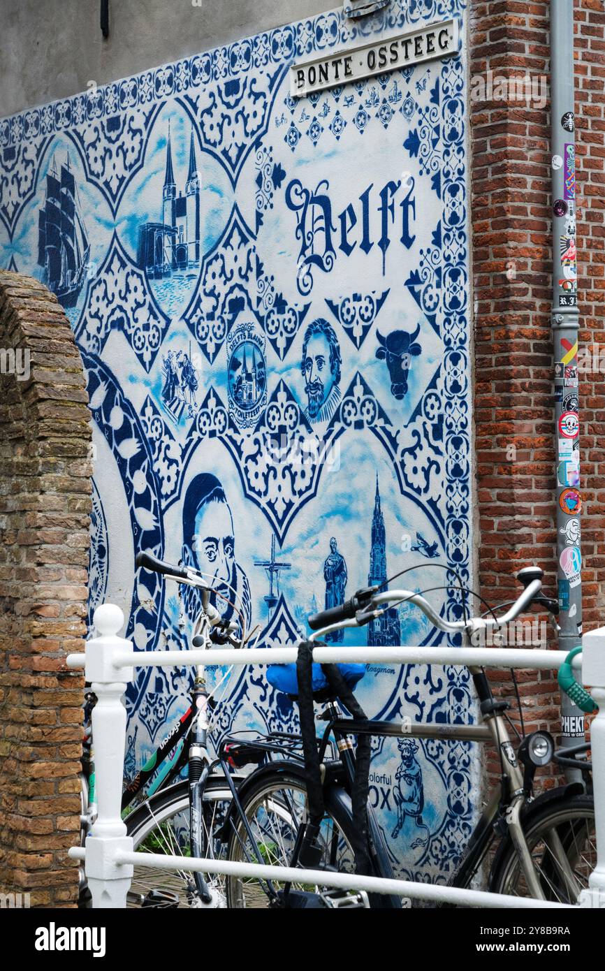 Delft, city center, streets, Netherlands Stock Photo - Alamy