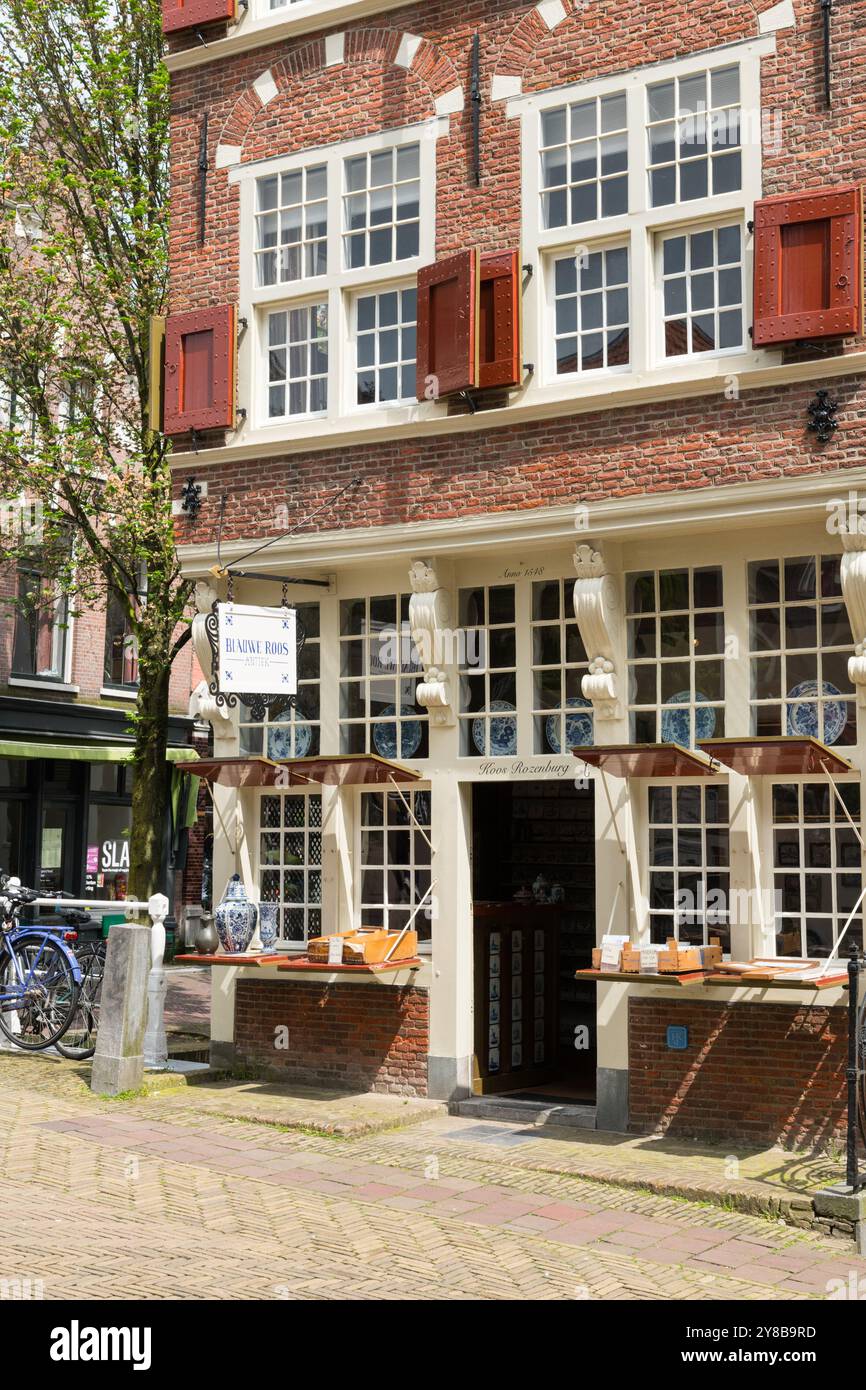 Delft, city center, streets, Netherlands Stock Photo - Alamy