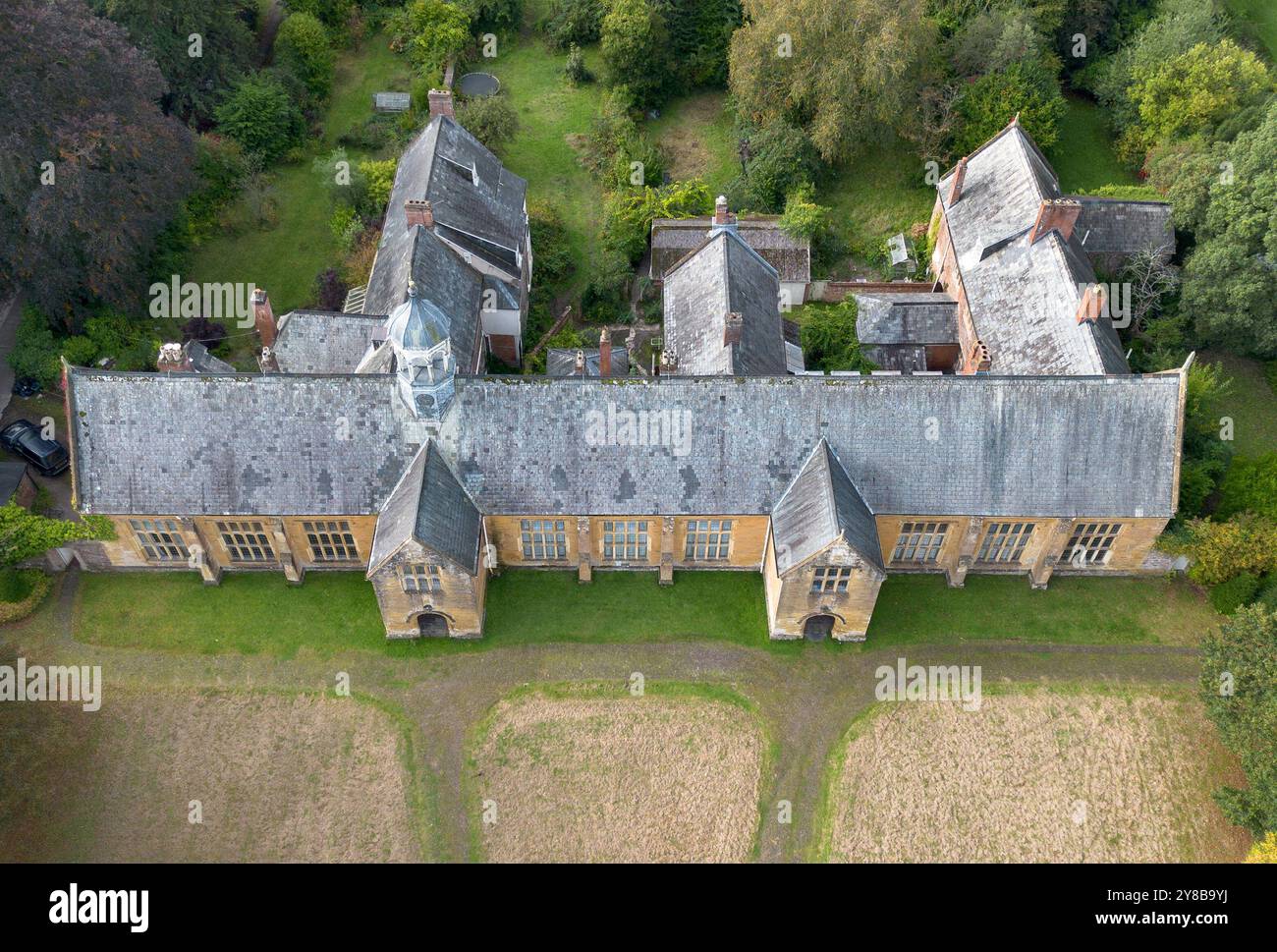 General view of the Old blundells's School in Tiverton, devon, which is ...