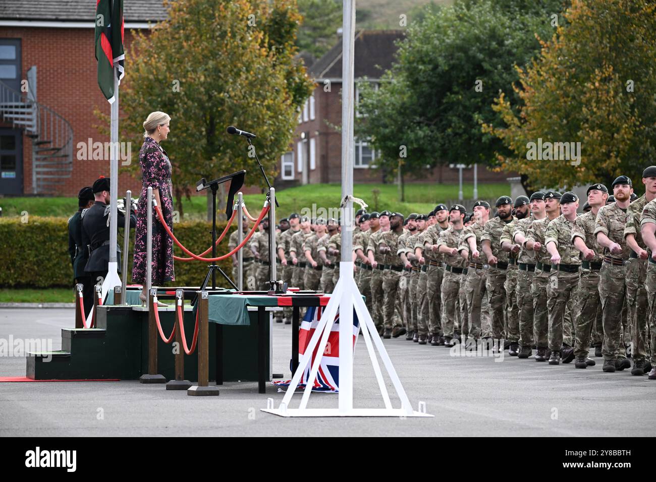 Bulford, UK. 4th Oct, 2024. The Royal Colonel, 5th Battalion, The ...