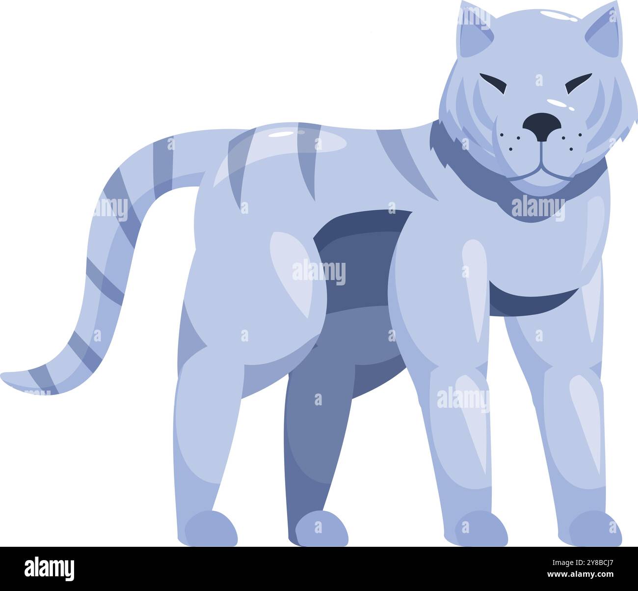 Strong powerful muscular beast Stock Vector Images - Alamy