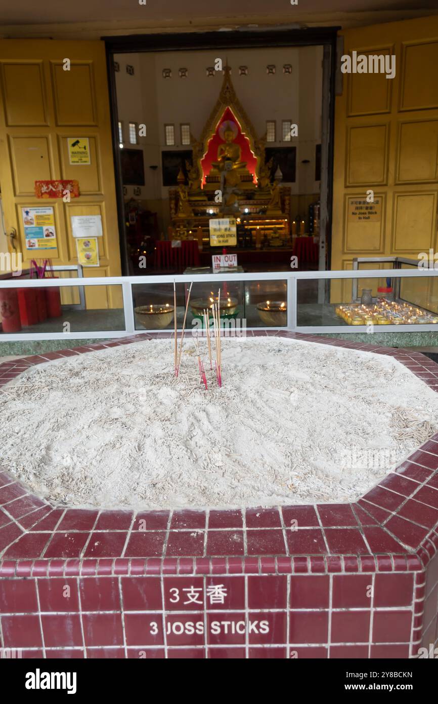 Sticks incense which to respect spiritual or holy thing in Buddhism ...