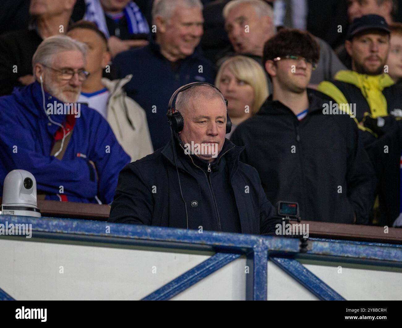 Ibrox Stadium, Glasgow, UK. 3rd Oct, 2024. UEFA Europa League Football ...