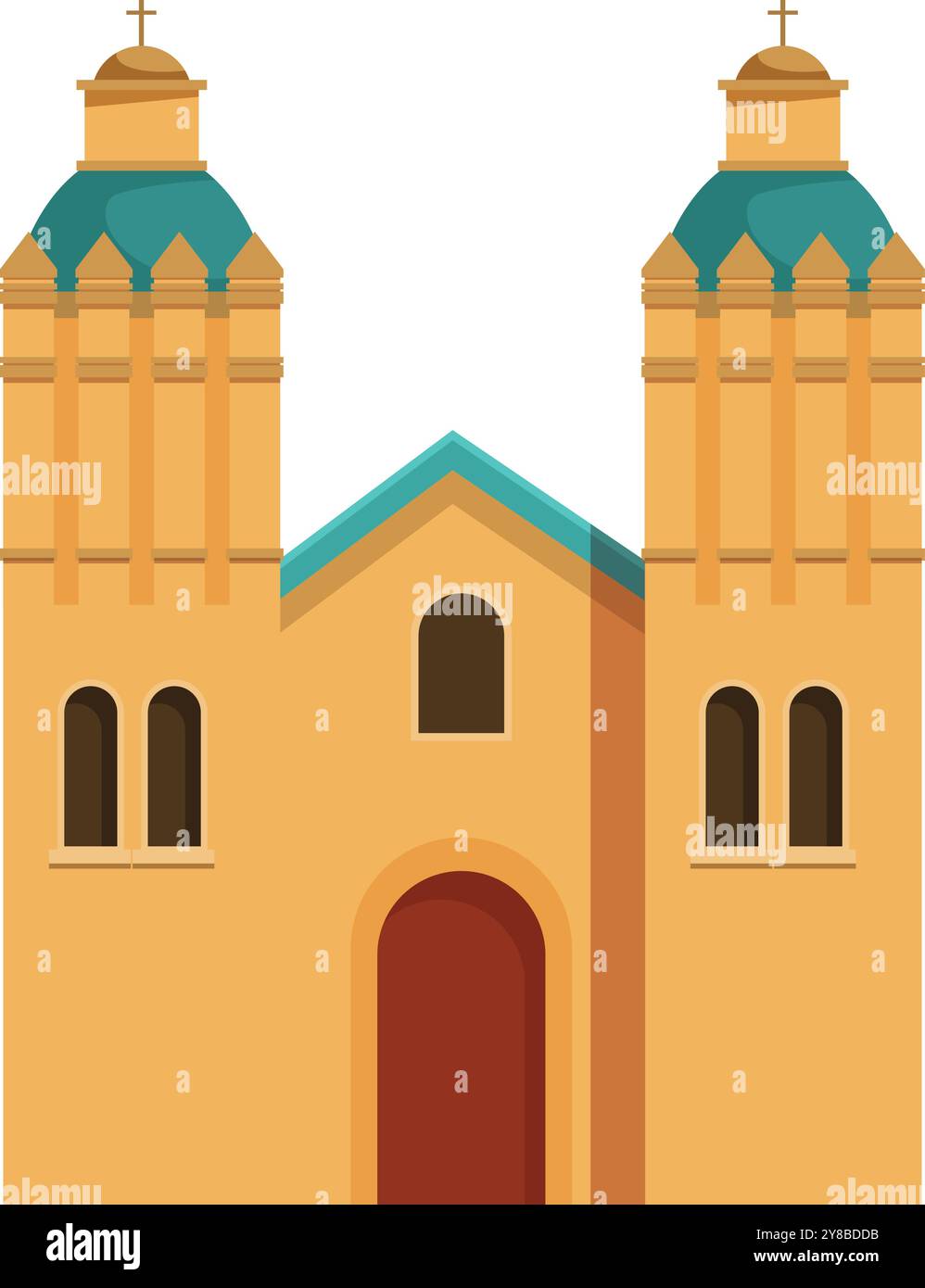 Abbey towers Stock Vector Images - Alamy