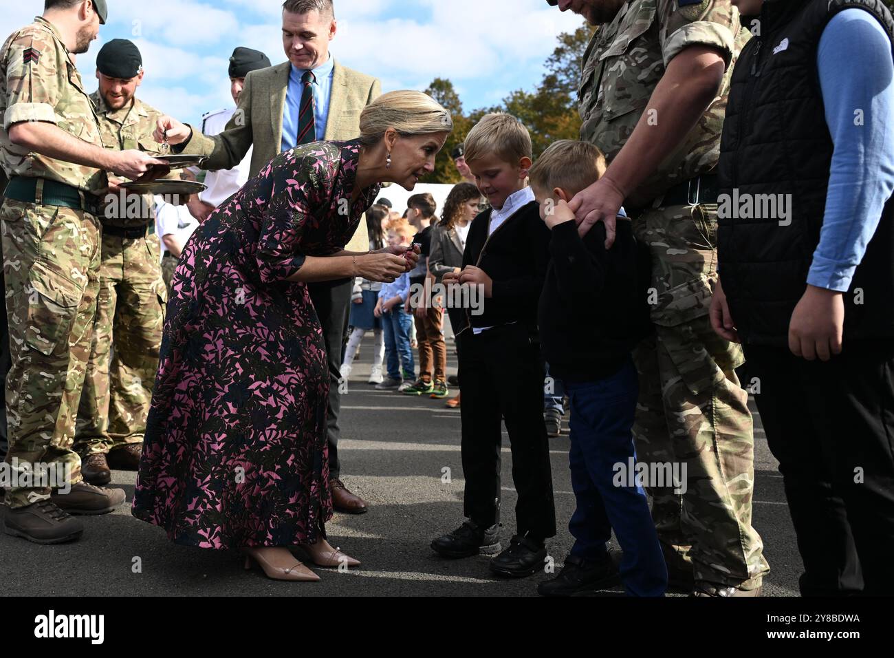 Bulford, UK. 4th Oct, 2024. The Royal Colonel, 5th Battalion, The ...