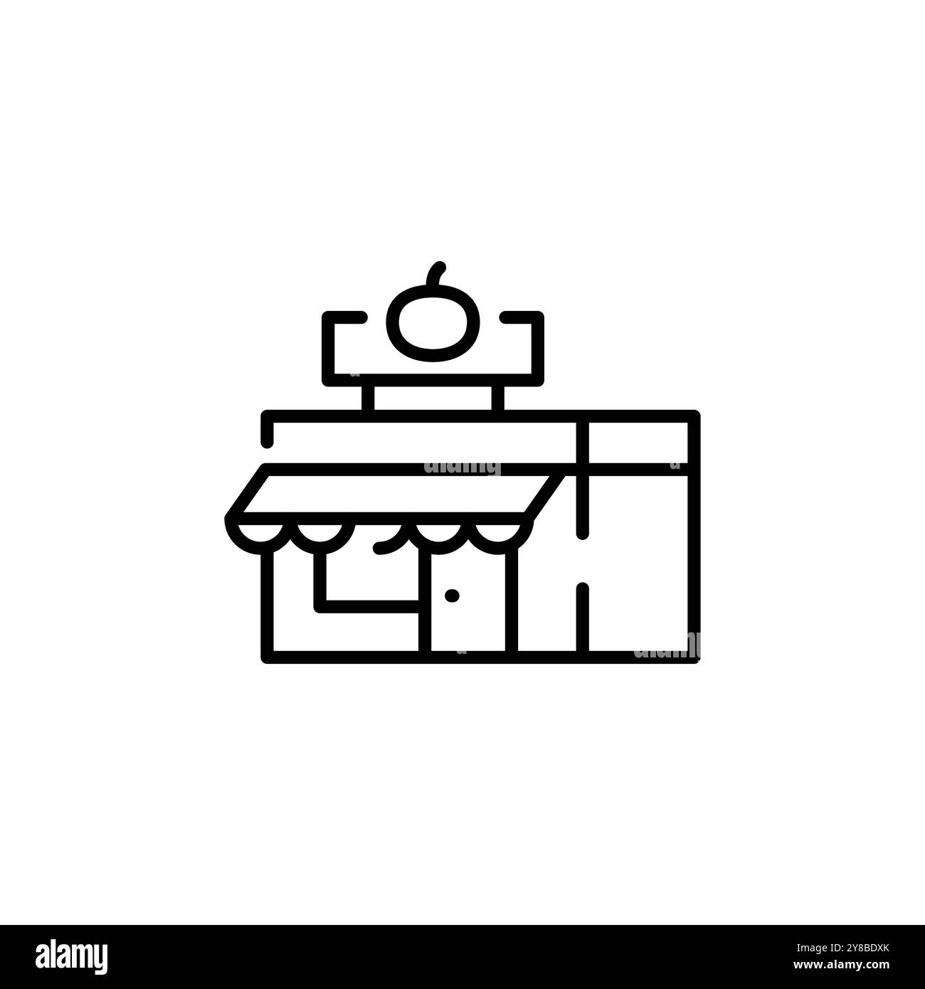 Grocery signage store Stock Vector Images - Alamy