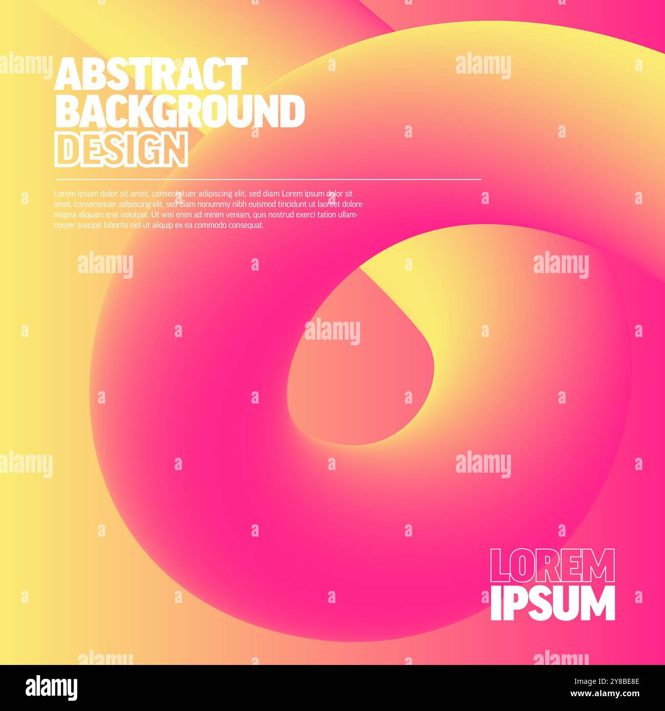 Abstract modern background with light yellow purple pipe and place for ...