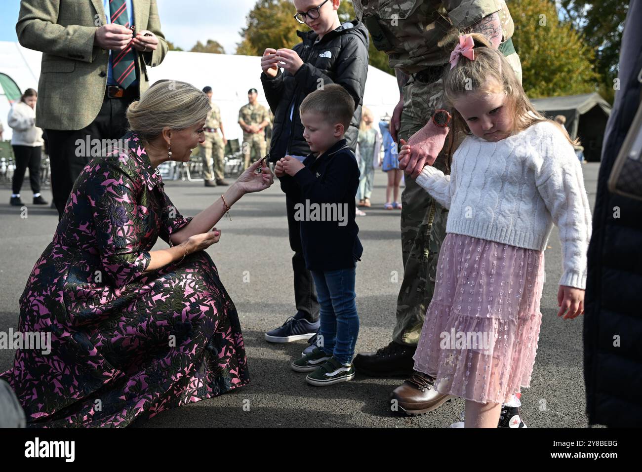 Bulford, UK. 4th Oct, 2024. The Royal Colonel, 5th Battalion, The ...
