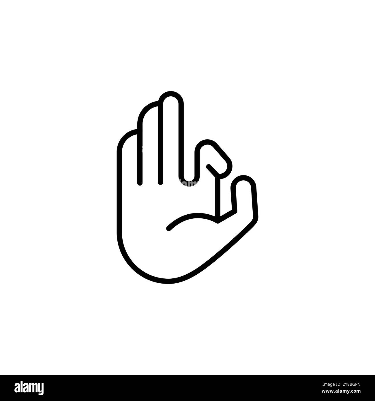 Mudra hand icon Stock Vector Image & Art - Alamy