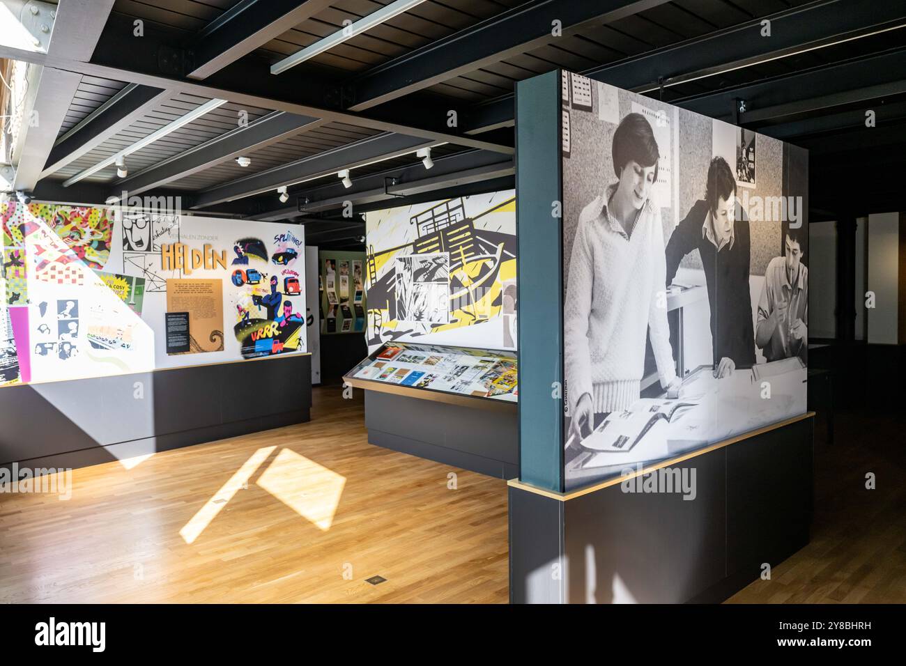 Brussels, Belgium. 04th Oct, 2024. A detail of the exhibition is seen ...