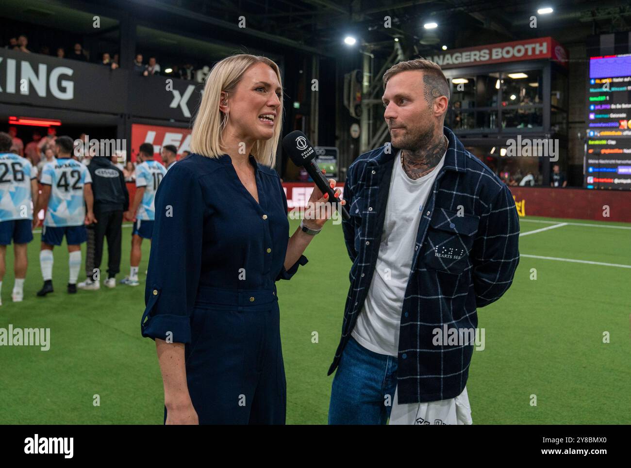 Rapper Kontra K (Maximilian Tibor Albert Diehn), Team-Manager vom Team ...