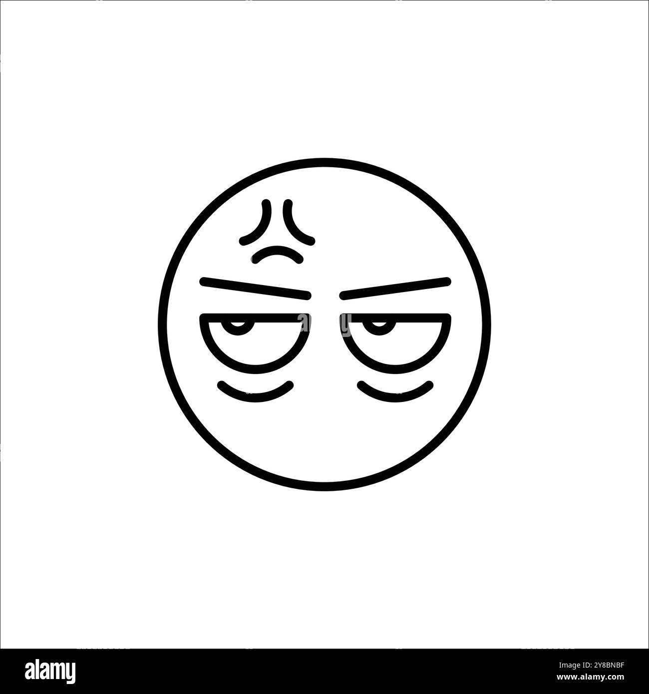 Face annoyed Black and White Stock Photos & Images - Alamy