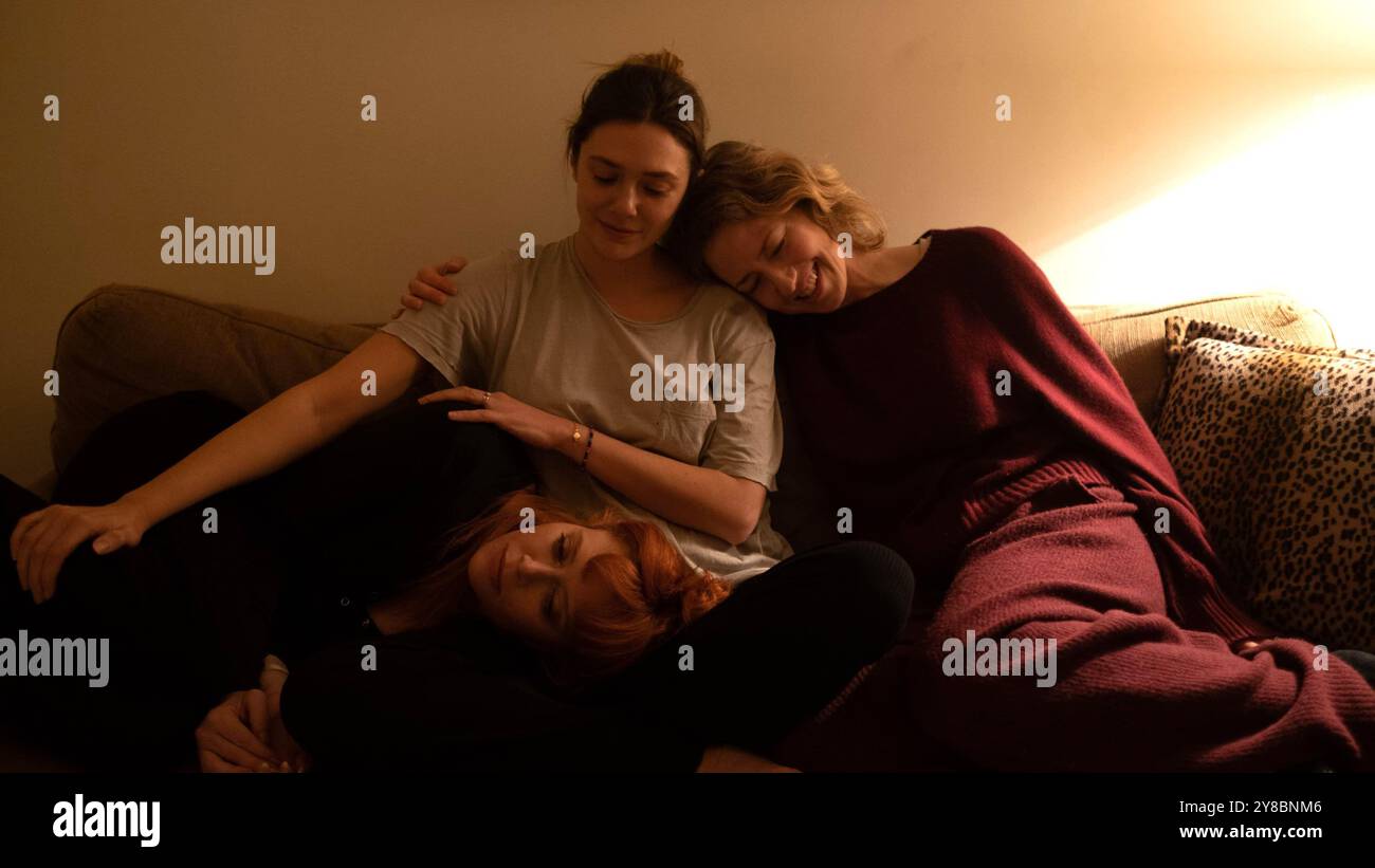 NATASHA LYONNE, ELIZABETH OLSEN and CARRIE COON in HIS THREE DAUGHTERS ...