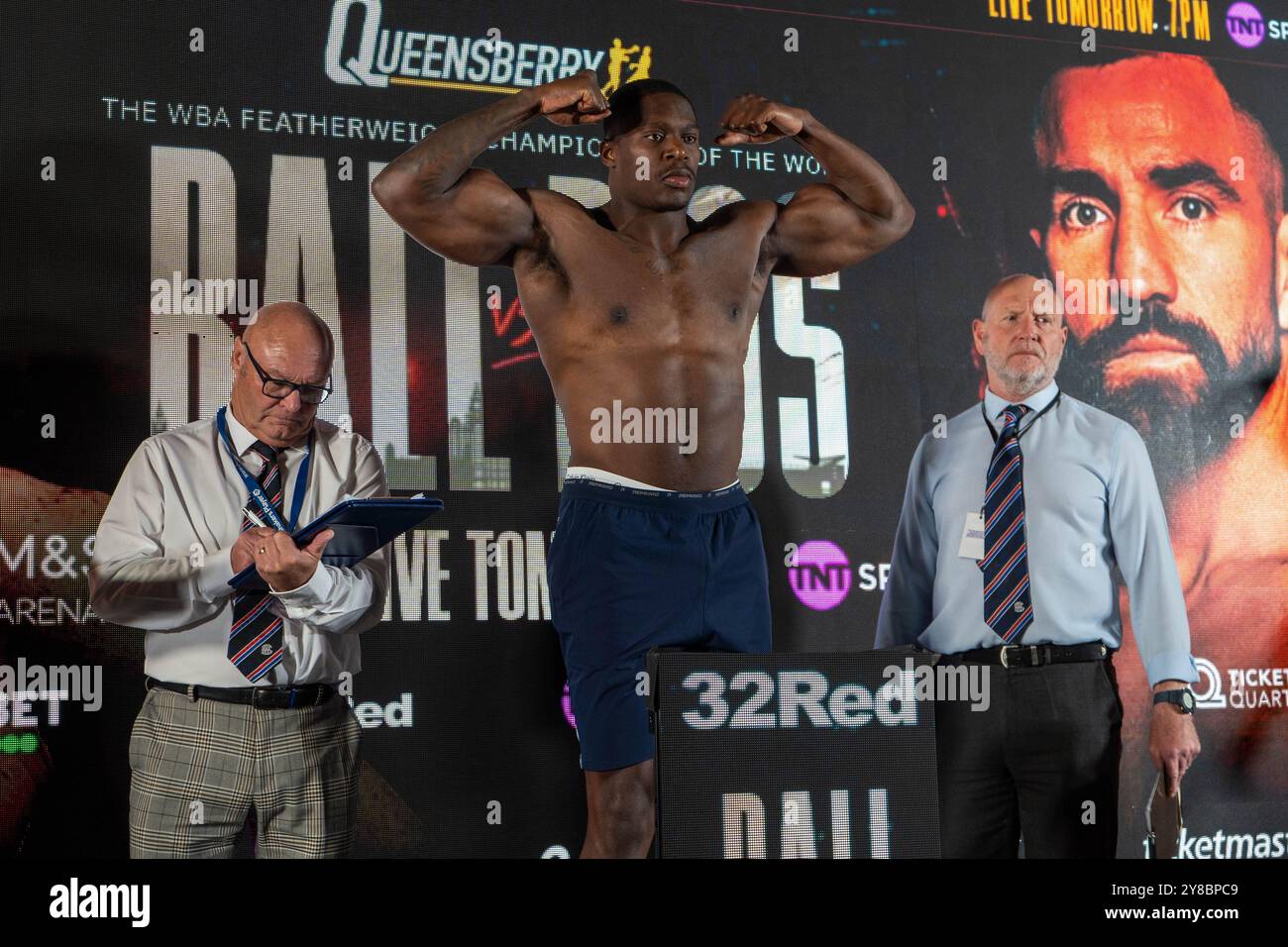 Nick Ball vs Ronnie Rios Weigh Inns - WBA Featherweight Championship Of ...