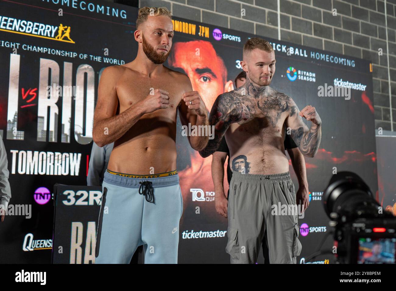 Nick Ball vs Ronnie Rios Weigh Inns - WBA Featherweight Championship Of ...