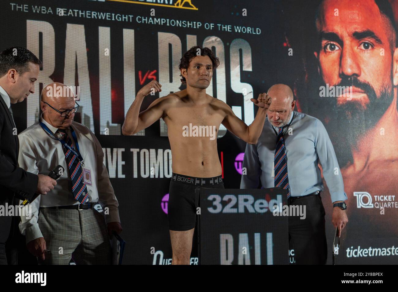 Nick Ball vs Ronnie Rios Weigh Inns - WBA Featherweight Championship Of ...