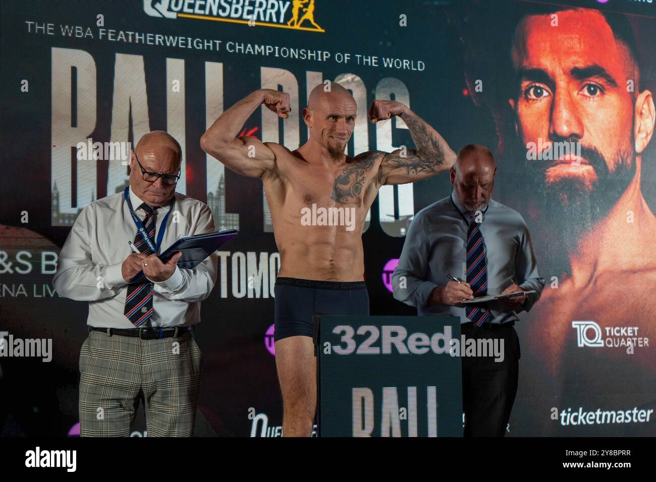 Nick Ball vs Ronnie Rios Weigh Inns - WBA Featherweight Championship Of ...