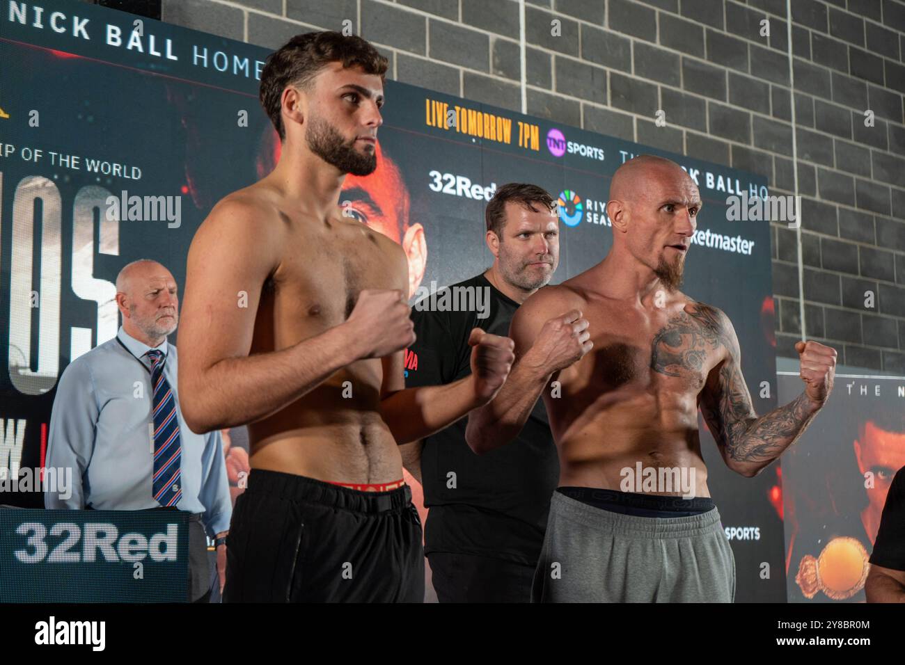 Nick Ball vs Ronnie Rios Weigh Inns - WBA Featherweight Championship Of ...