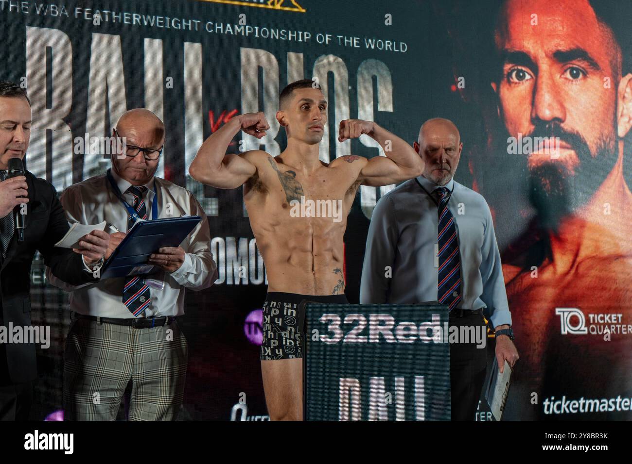 Nick Ball vs Ronnie Rios Weigh Inns - WBA Featherweight Championship Of ...