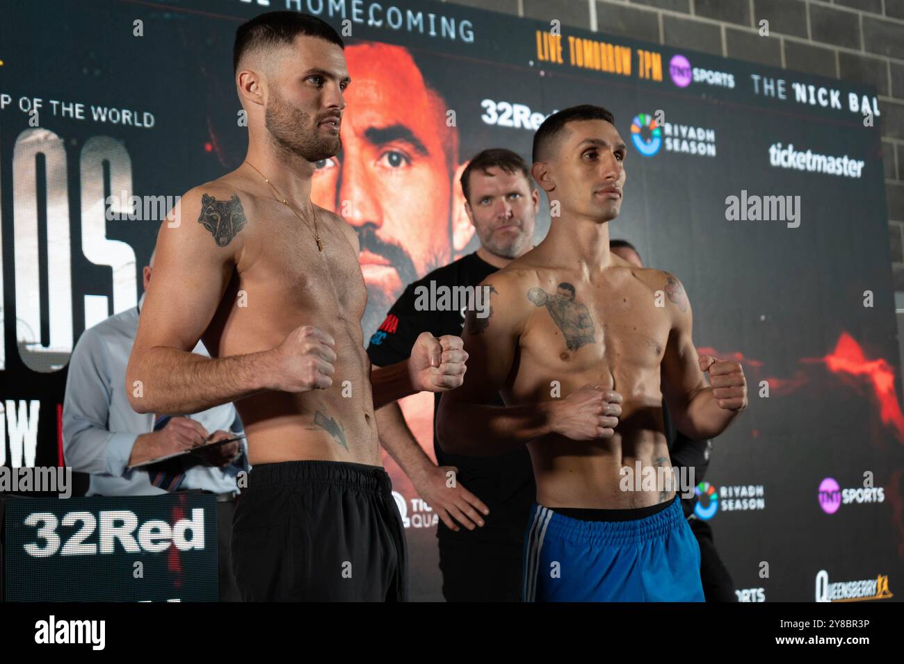 Nick Ball vs Ronnie Rios Weigh Inns - WBA Featherweight Championship Of ...