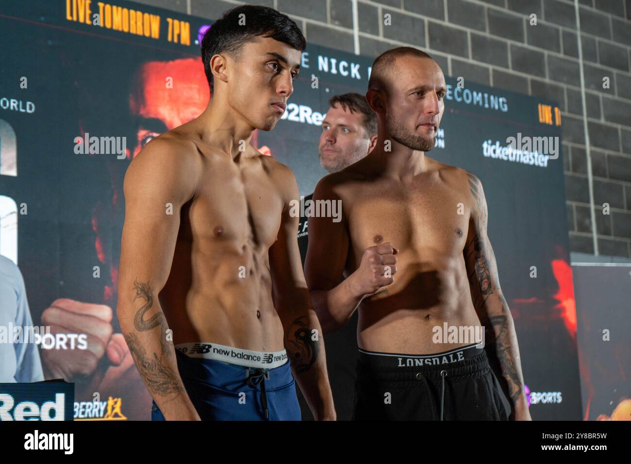 Nick Ball vs Ronnie Rios Weigh Inns - WBA Featherweight Championship Of ...