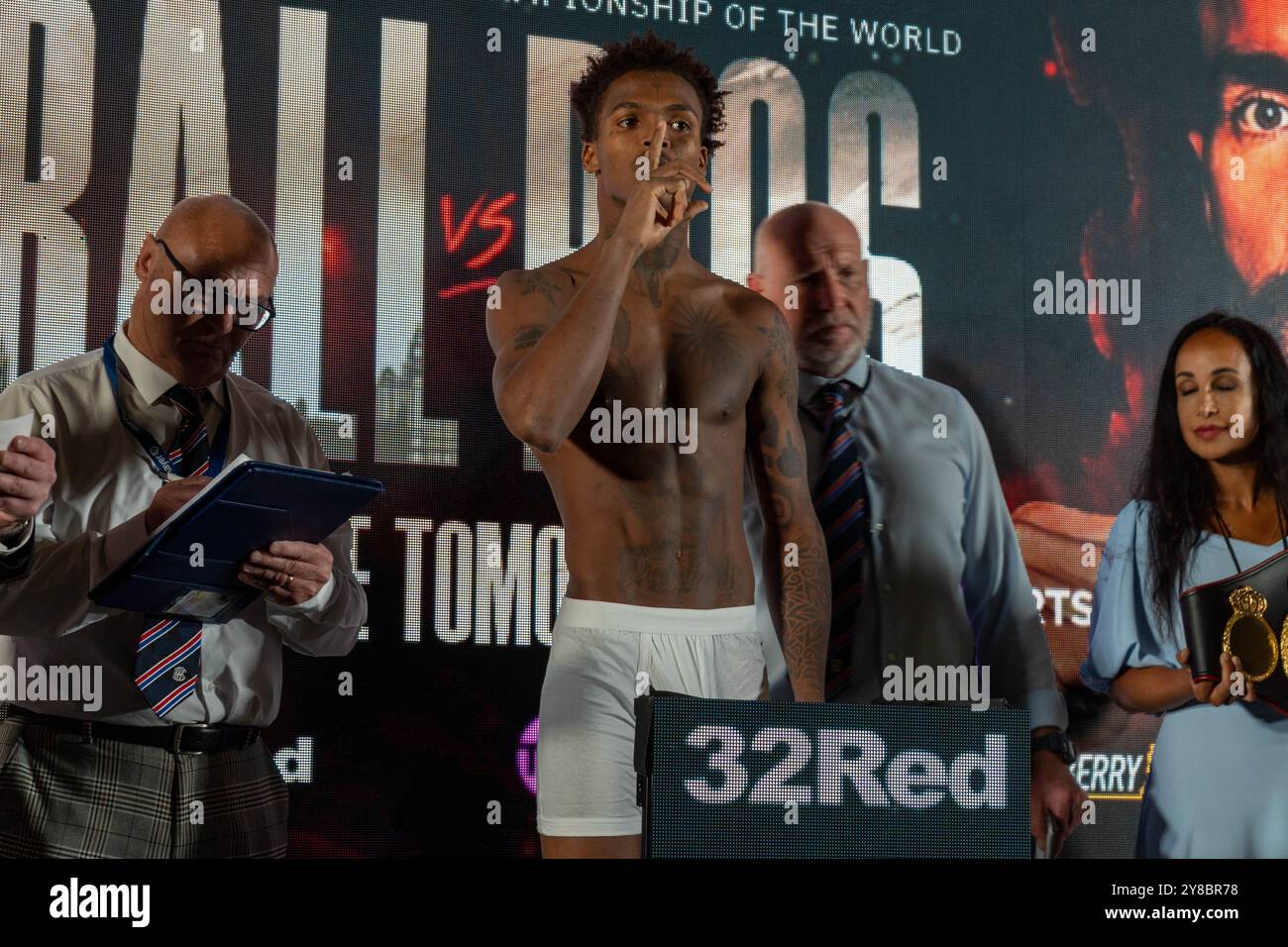 Nick Ball vs Ronnie Rios Weigh Inns - WBA Featherweight Championship Of ...