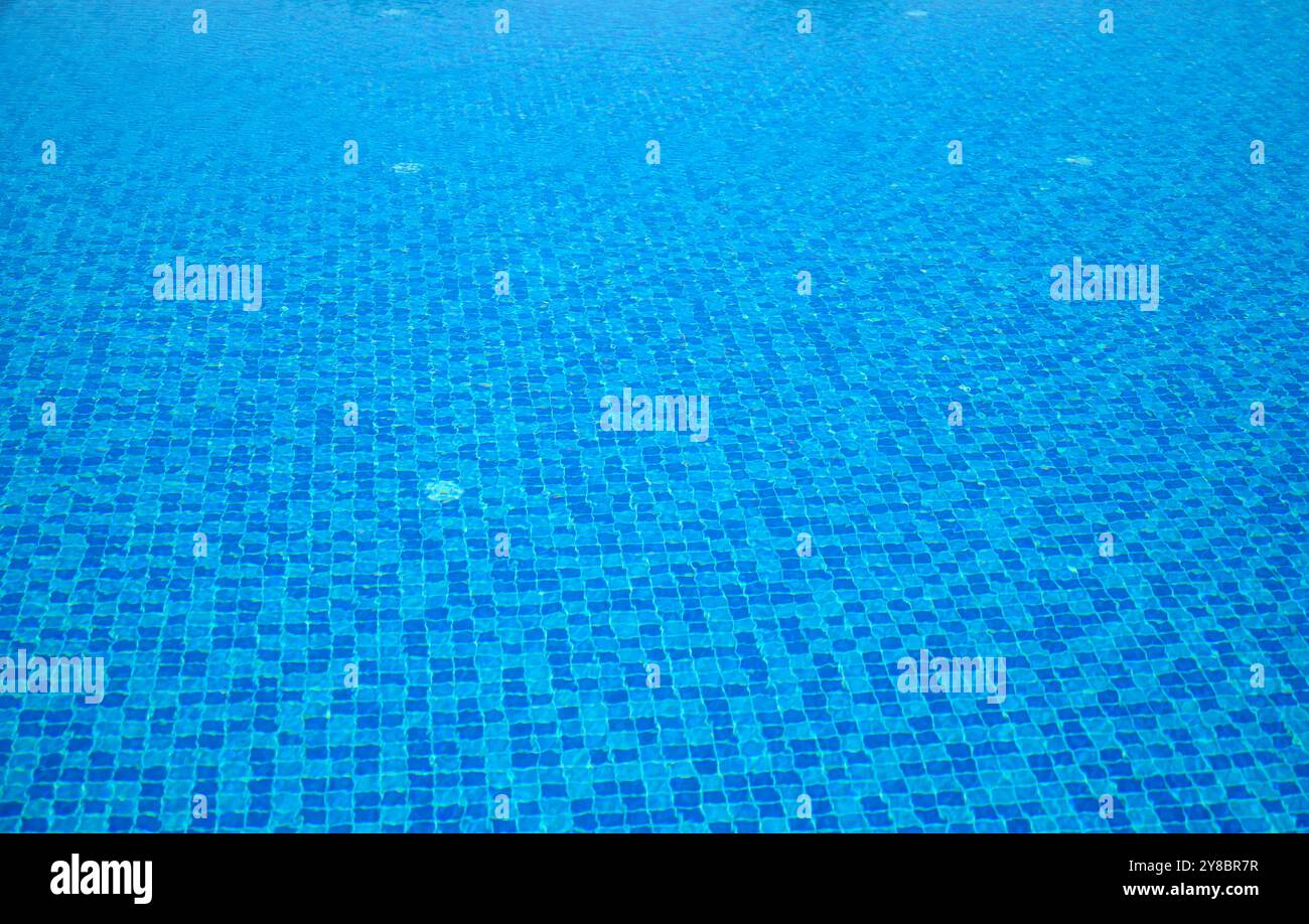Saturated Aquamarine Swimming Pool Water Stock Photo - Alamy